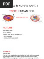 Chapter 3 ANATOMY AND PHYSIOLOGY CELL STRUCTURE & FUNCTION | PDF | Cell ...