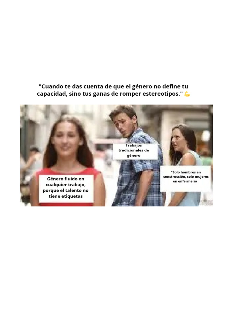 El meme de Distracted Boyfriend (el novio distraído mirando a otra ...