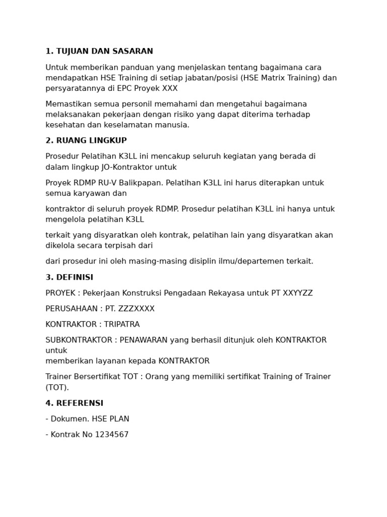 Training Procedure | PDF