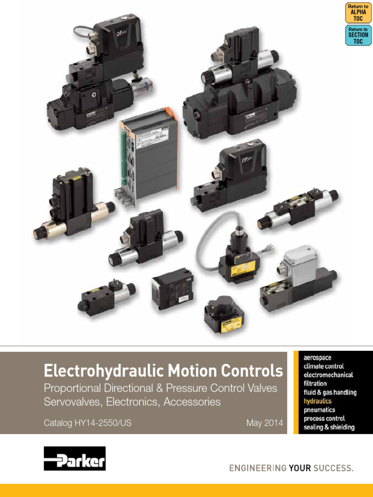 Electrohydraulic Motion Control Catalog | PDF | Electrical Connector