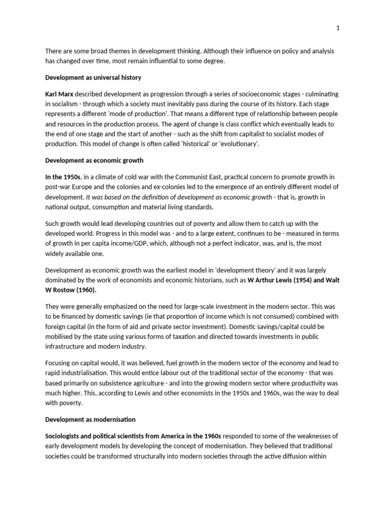 Themes in Development Thinking | PDF | Structural Adjustment | Economic ...