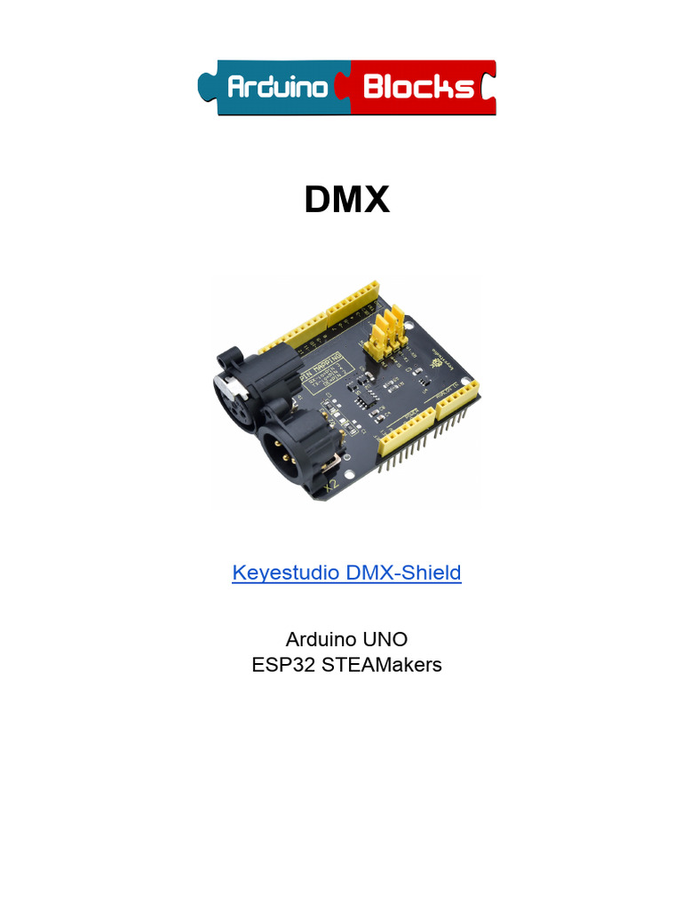 Manual - Bloques DMX + Shield | PDF | Tecnología de información y comunicaciones | Ingeniería ...