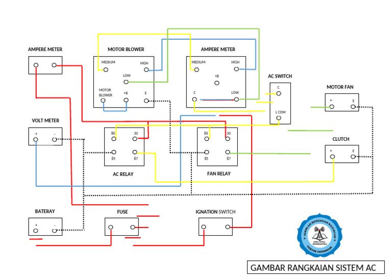 Gambar Rangkaian Sistem AC | PDF