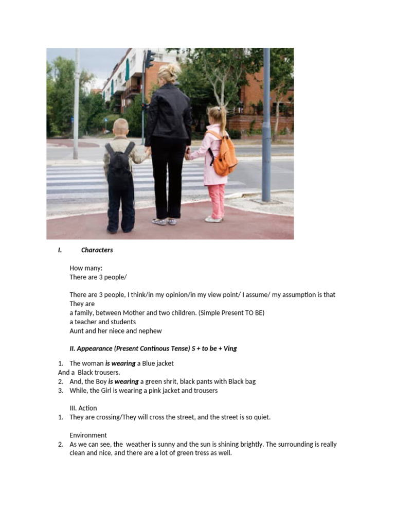 TOEIC Picture Description Guide | PDF