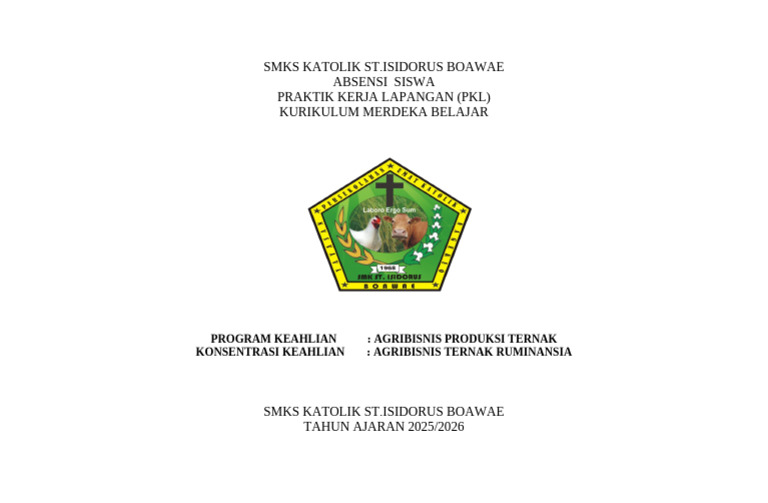 Cover Absensi Siswa | PDF