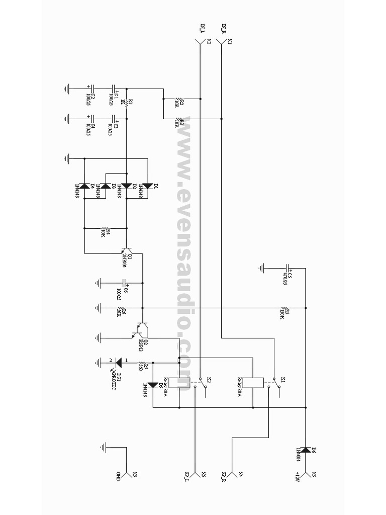 Speaker Protector Circuit With KPS13 | PDF