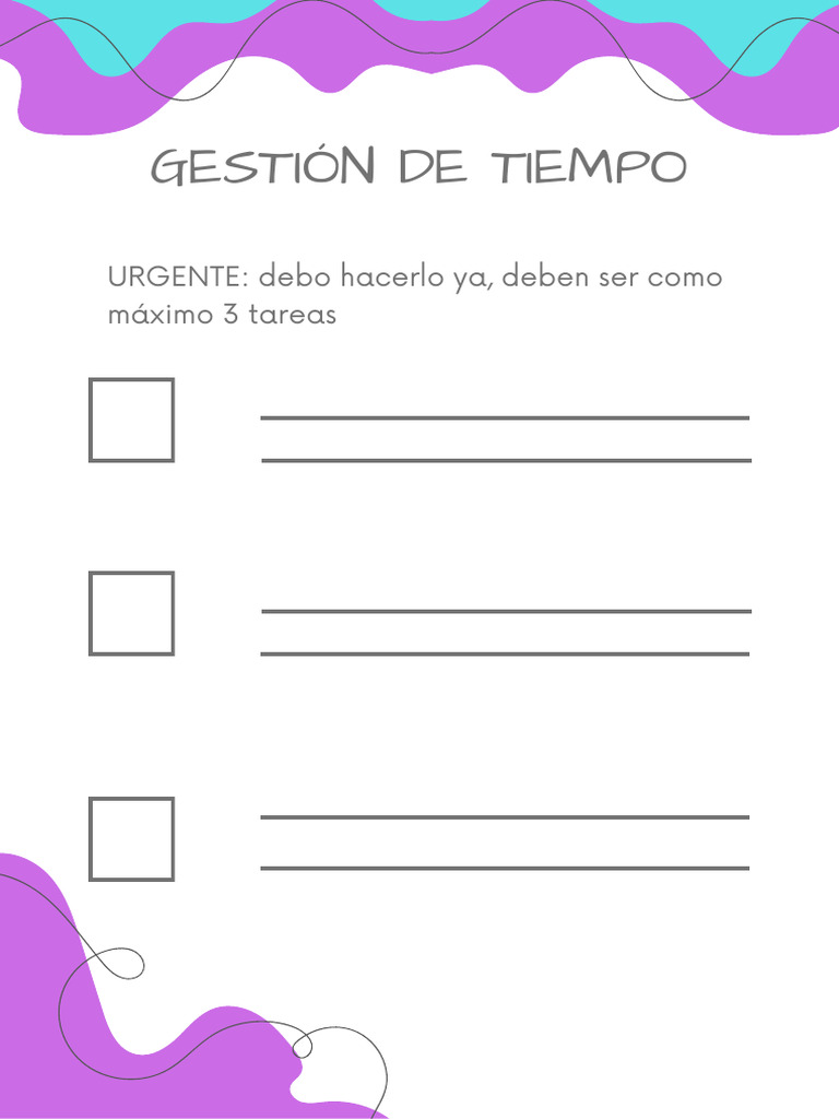 Gestión Del Tiempo | PDF