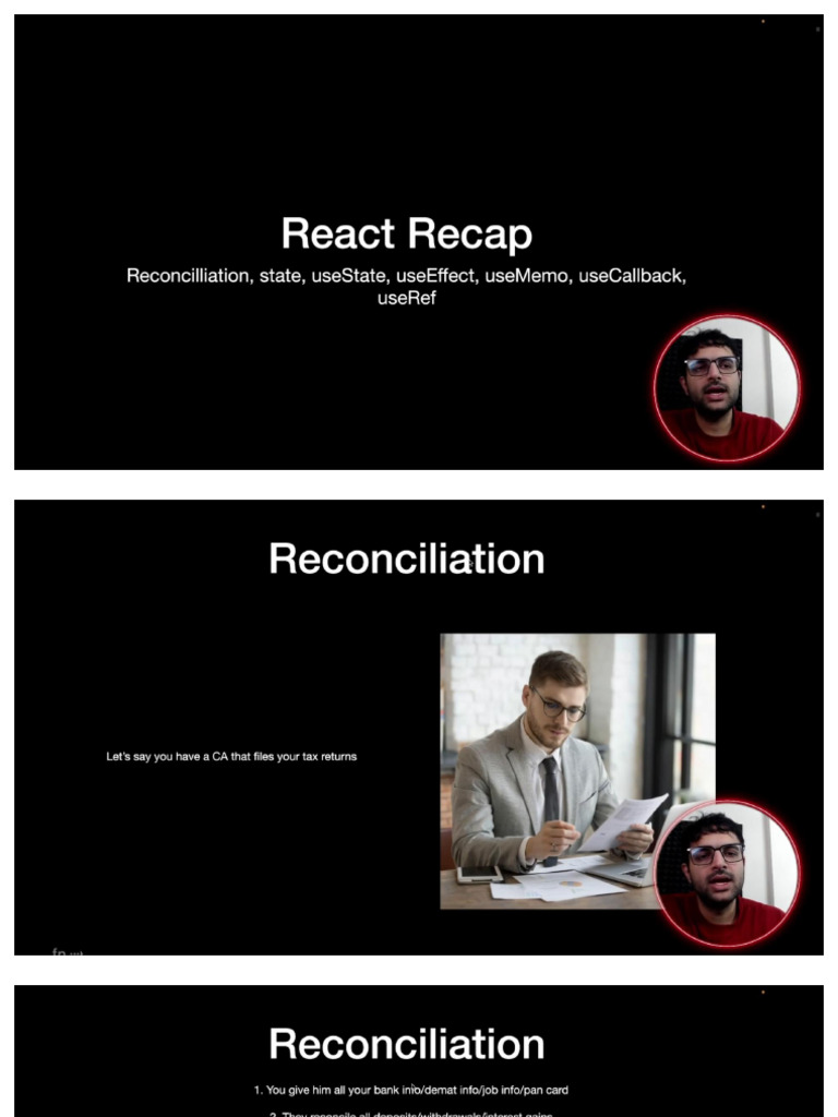 6.3 Recap React, Intro To UseRef | PDF