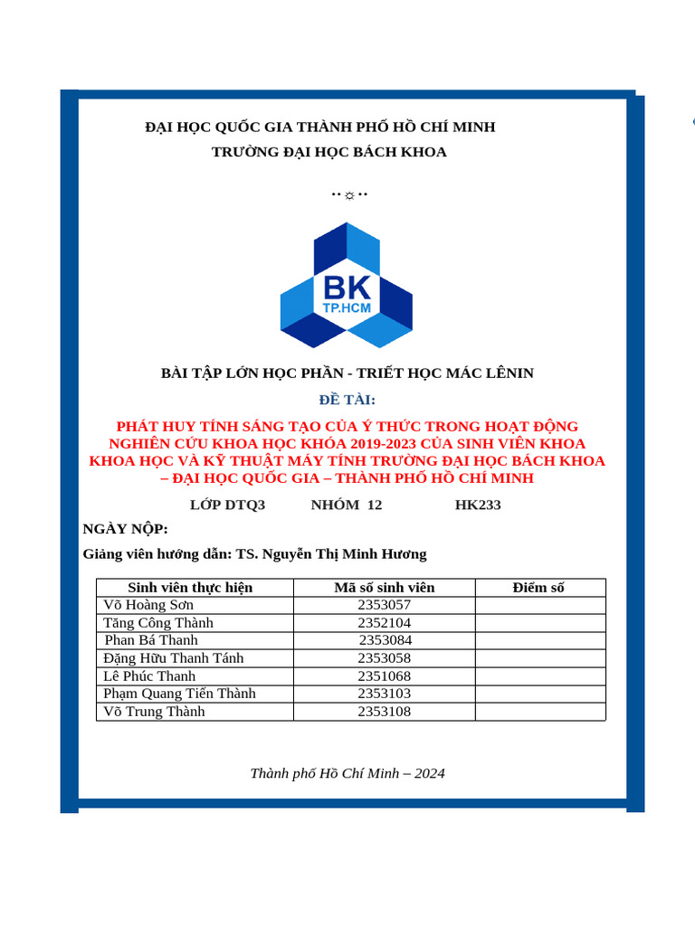 BTL_TRIET_NHOM_12 | PDF