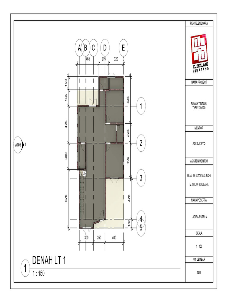Denah LT 1 - Merged | PDF