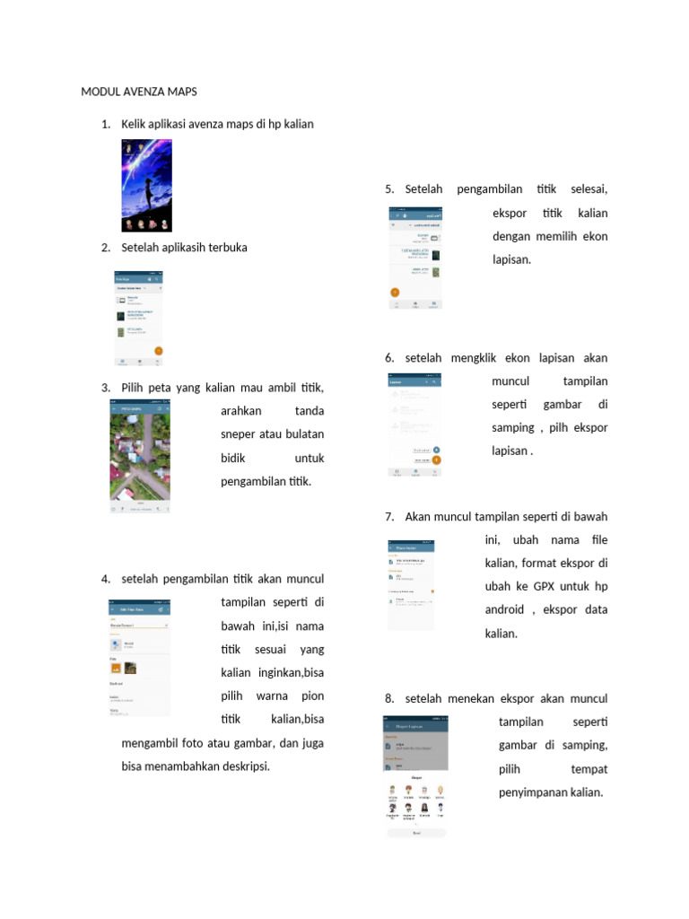 Modul Avenza Maps | PDF