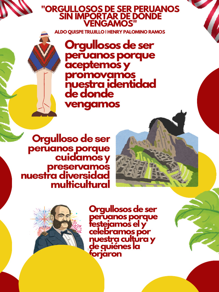 Orgullo de Ser Peruanos Afiche Básico | PDF