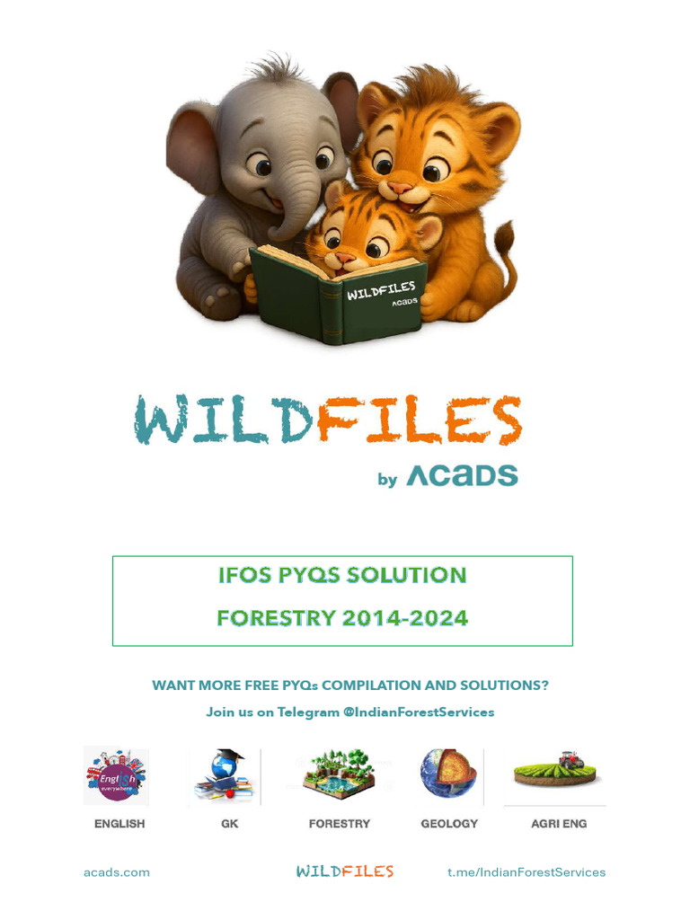 Acads IFoS Solved Forestry Optional PYQs | PDF | Soil | Surface Runoff