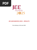 JEE Advanced 2016 Results Overview | PDF | Statistics Of Education ...