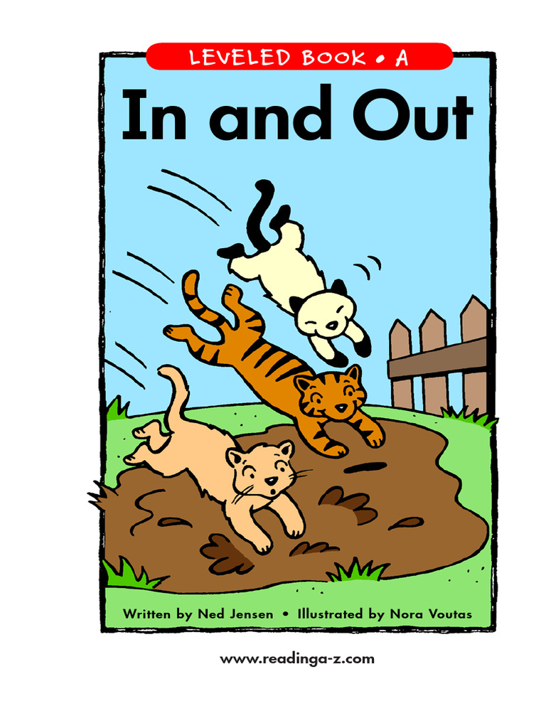In and Out: Level A Children's Book | PDF