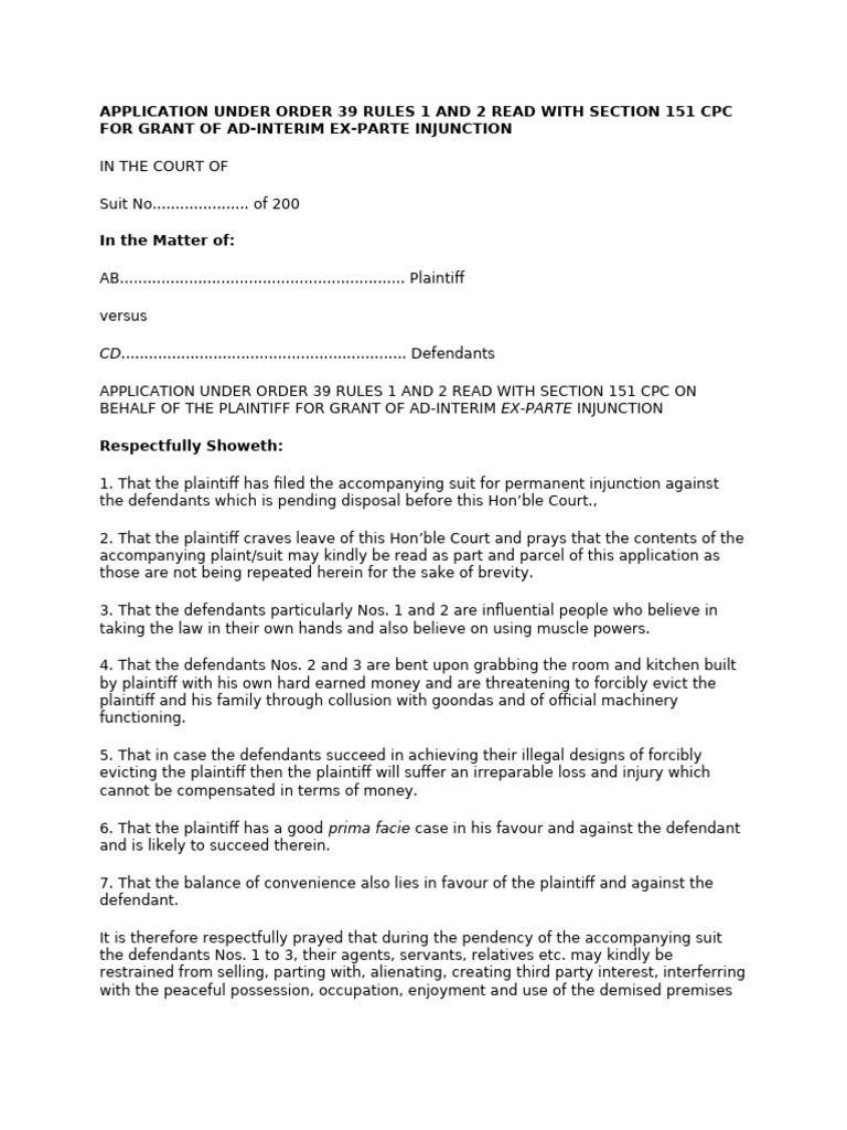 Inj Application | PDF