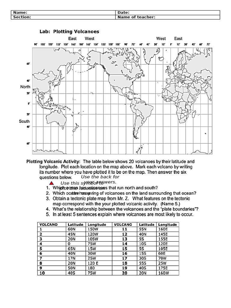 SC10-Q1W3 - Locating Earthquakes, Volcanoes and Mountain Ranges | PDF