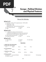 Physical Features of Europe | PDF | Europe | Mediterranean Sea