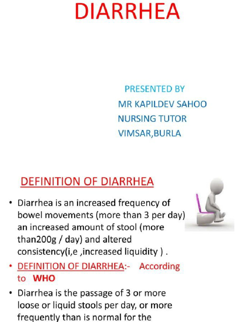 Diarrhea | PDF