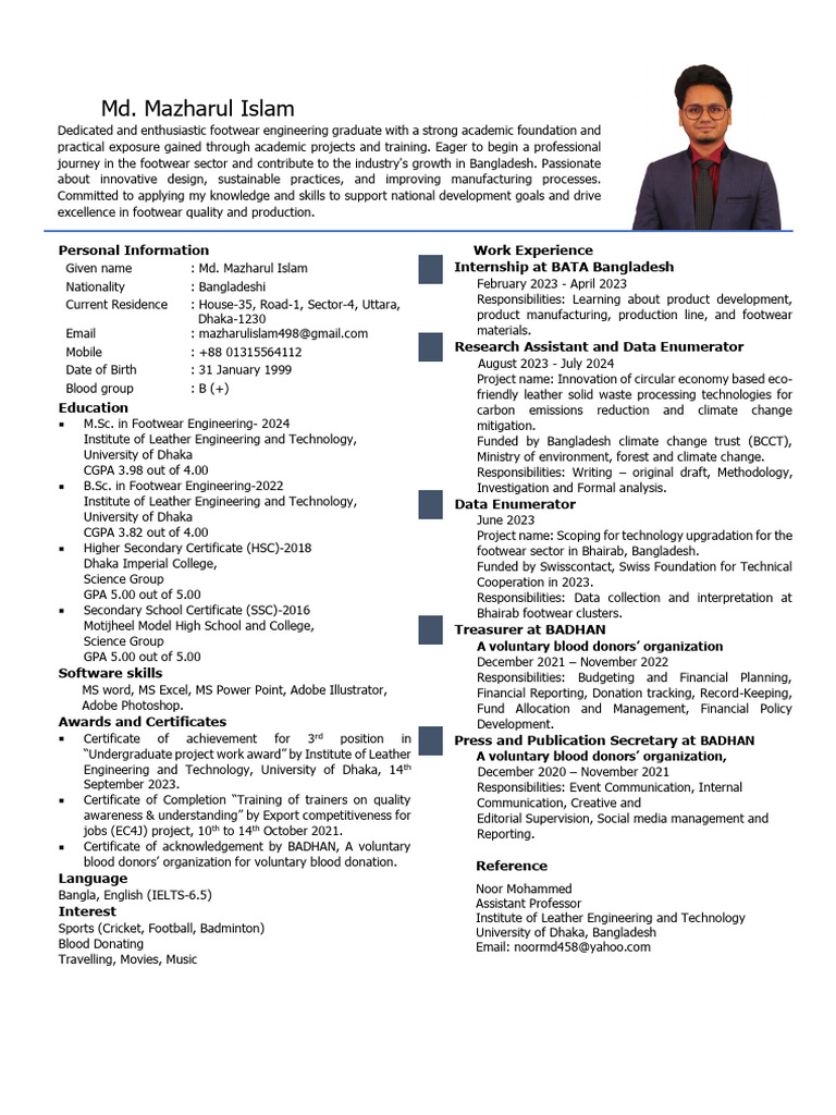 MD Mazharul Islam | PDF | Bangladesh