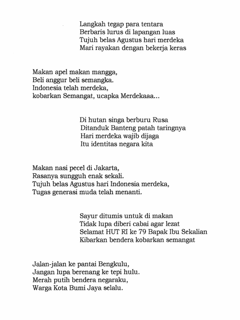 Pantun 17 Agustus | PDF