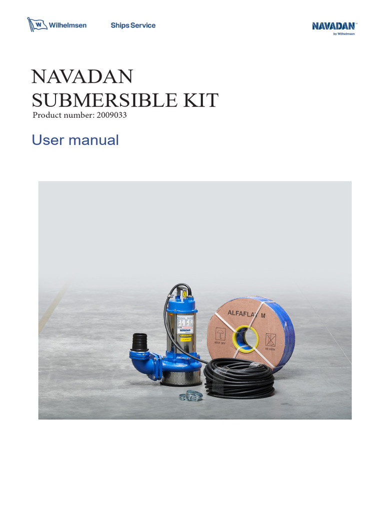 潜水泵说明书 | PDF | Pump | Power Supply