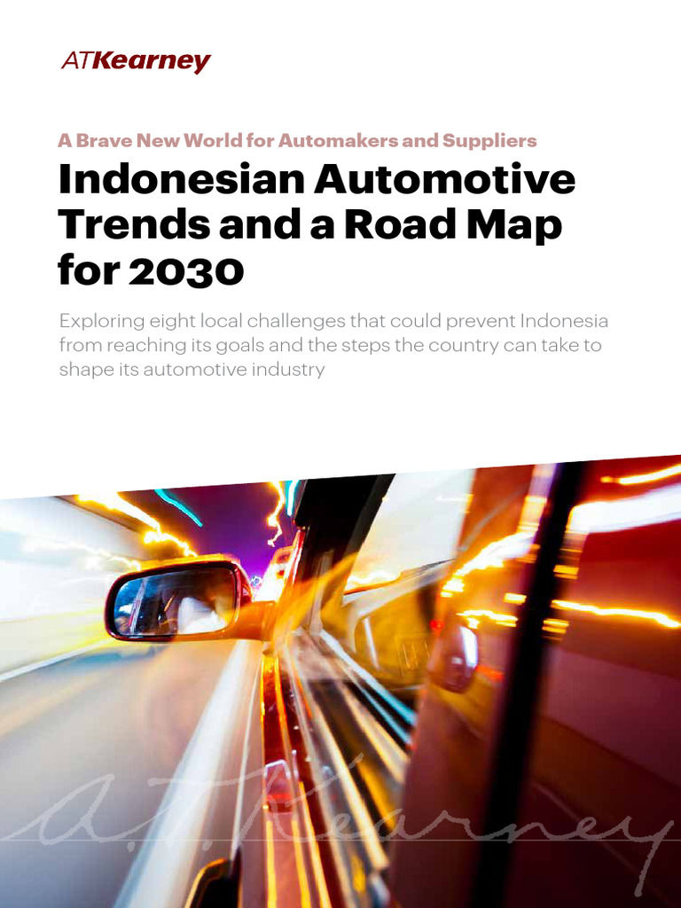 Indonesian Automotive Trends and A Road Map For 2030 | PDF | Electric ...