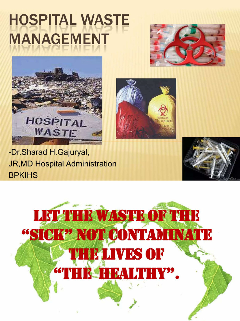 Hospital Waste Management | PDF