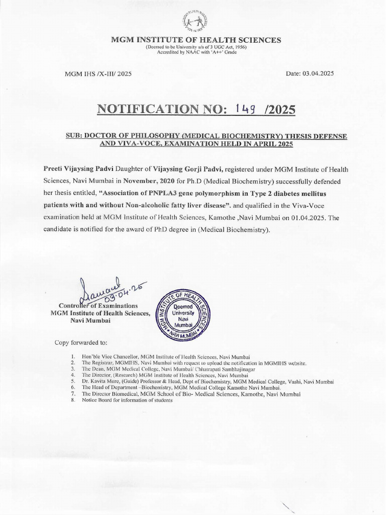 Preeti Padvi - Medical Biochemistry | PDF