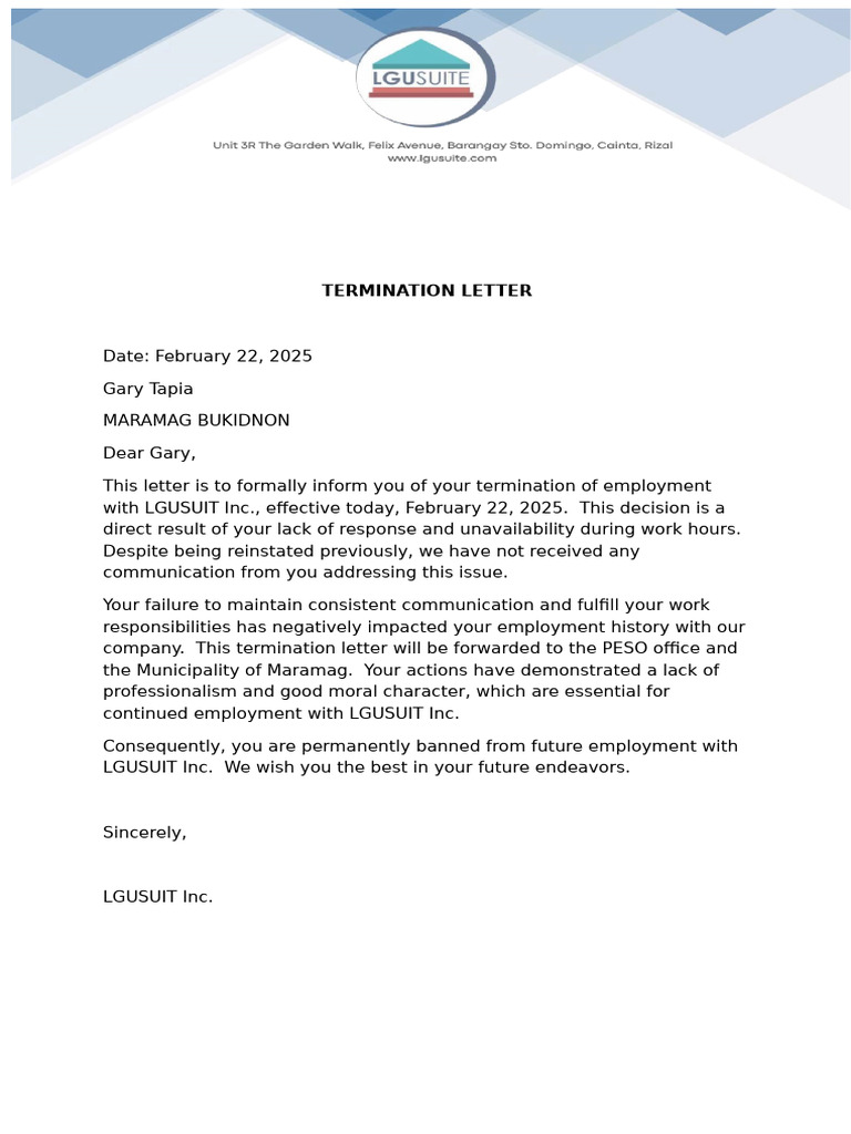 Terminate | PDF
