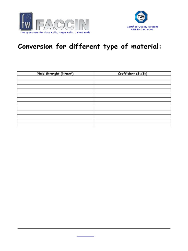 General Conversion Charts | PDF | Physical Sciences | Metals
