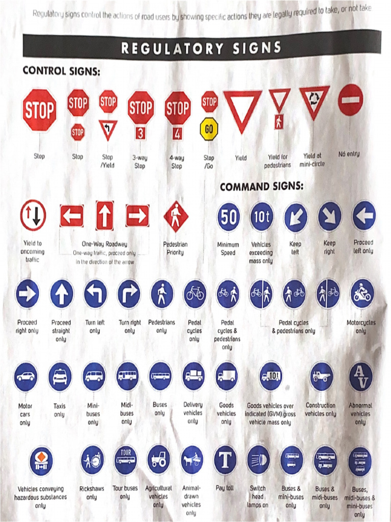 Road Signs, Signals and Markings | PDF