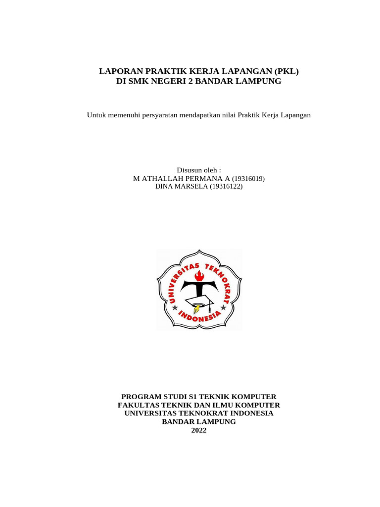 Laporan PKL Tekno Baru | PDF