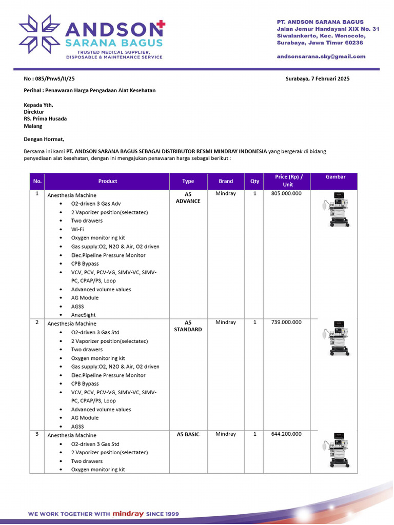 085 - RS Prima Husada | PDF