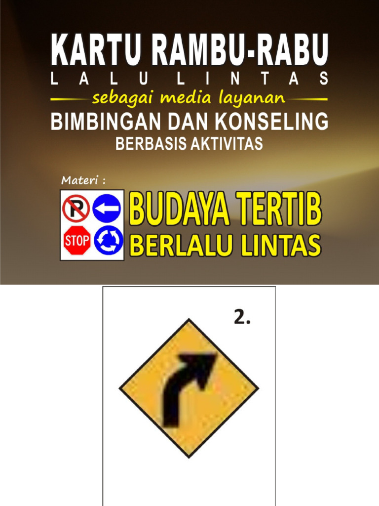 Slide Kartu Rambu Rambu | PDF