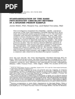 Hare Psychopathy Checklist Revised | PDF