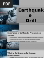 Earthquake Duck, Cover, and Hold Tips | PDF