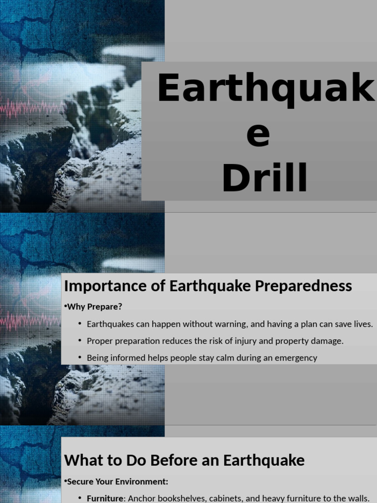 Essential Earthquake Preparedness Guide | PDF