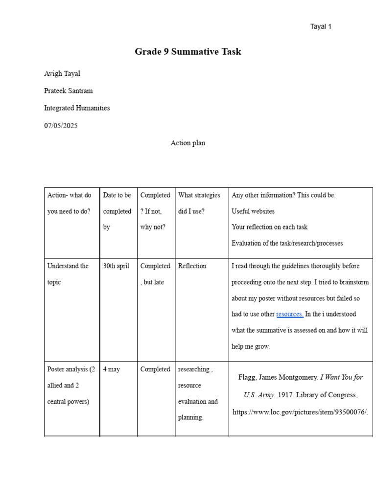 Grade 9 Summative Task I&S | PDF | Propaganda