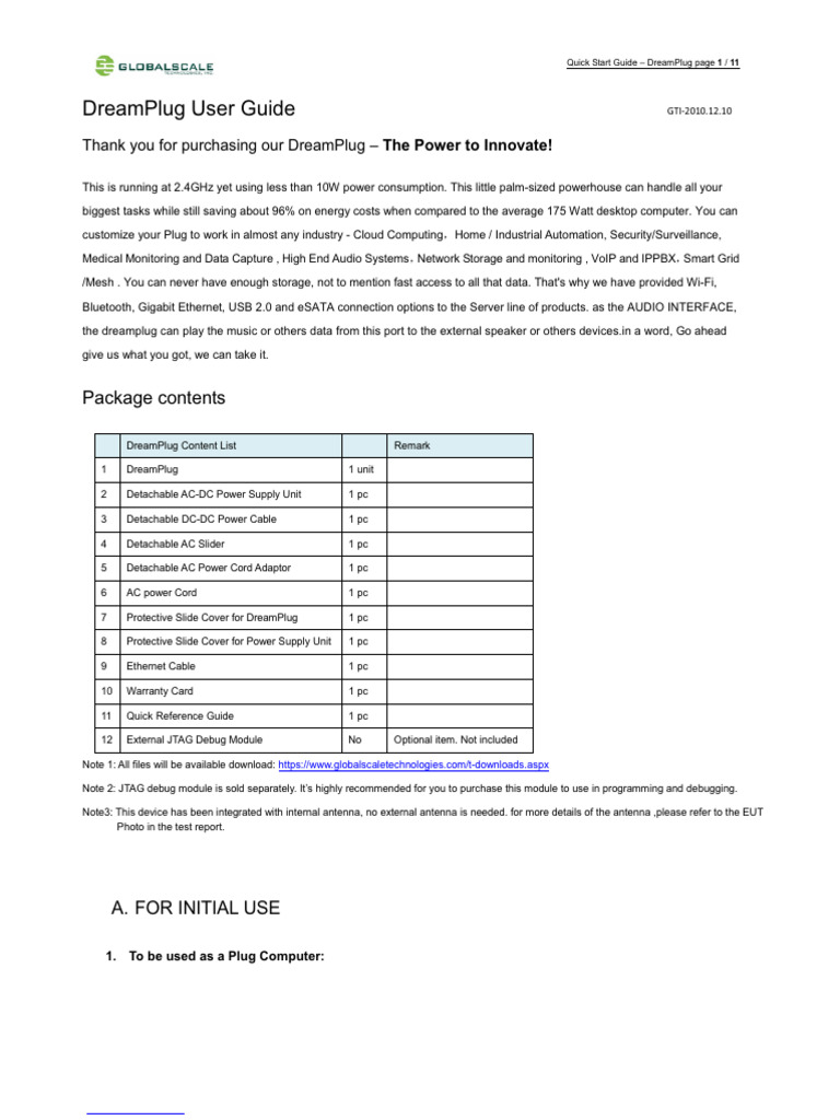 DreamPlug Technologies User Guide | PDF | Usb | Wi Fi