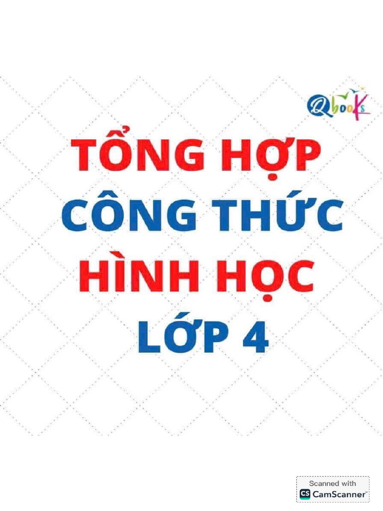 Công TH C Toán L P 4 | PDF