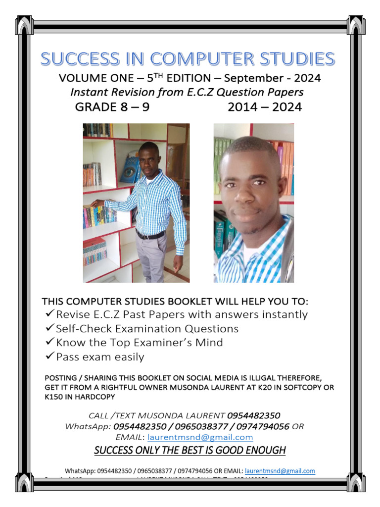 Success in g9 Computer (2014 - 2024) | PDF | Computer Data Storage | Input/Output