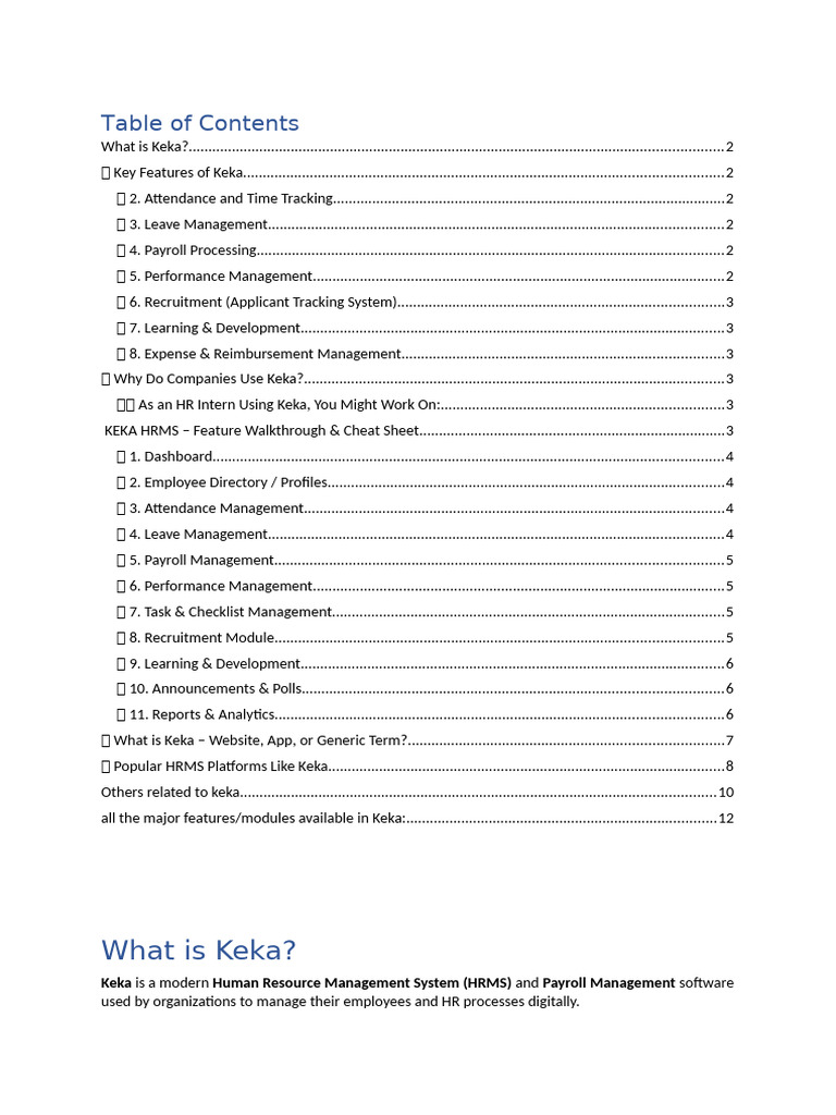 What Is Keka and Its Info | PDF | Payroll | Mobile App