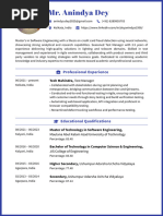 BTech IT Student Resume Overview | PDF