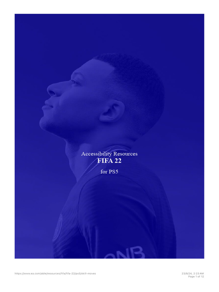 FIFA 22 PS5 Skill Moves Guide | PDF | Sports | Ball Games