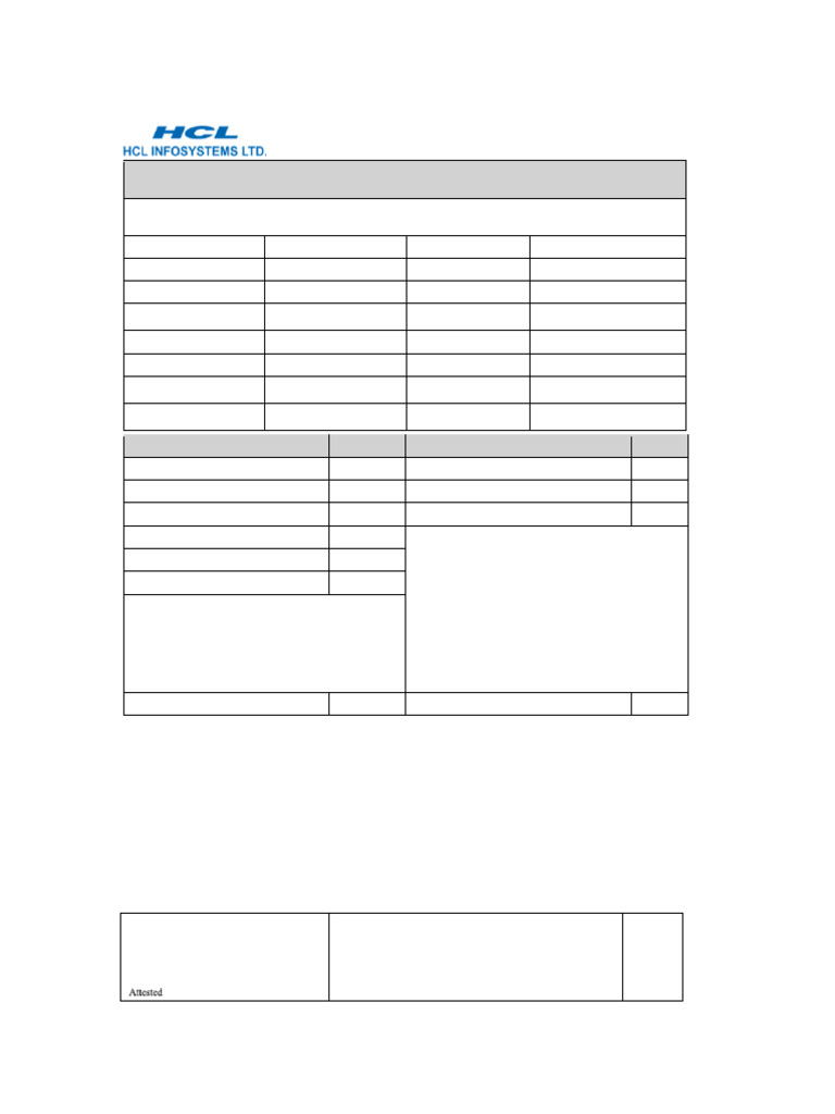 HCL Infosystems Limited Payslip For The Month of JUN 2025: Associate ...