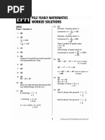 PSLE 2021 Math Paper 2 Ans Key | PDF