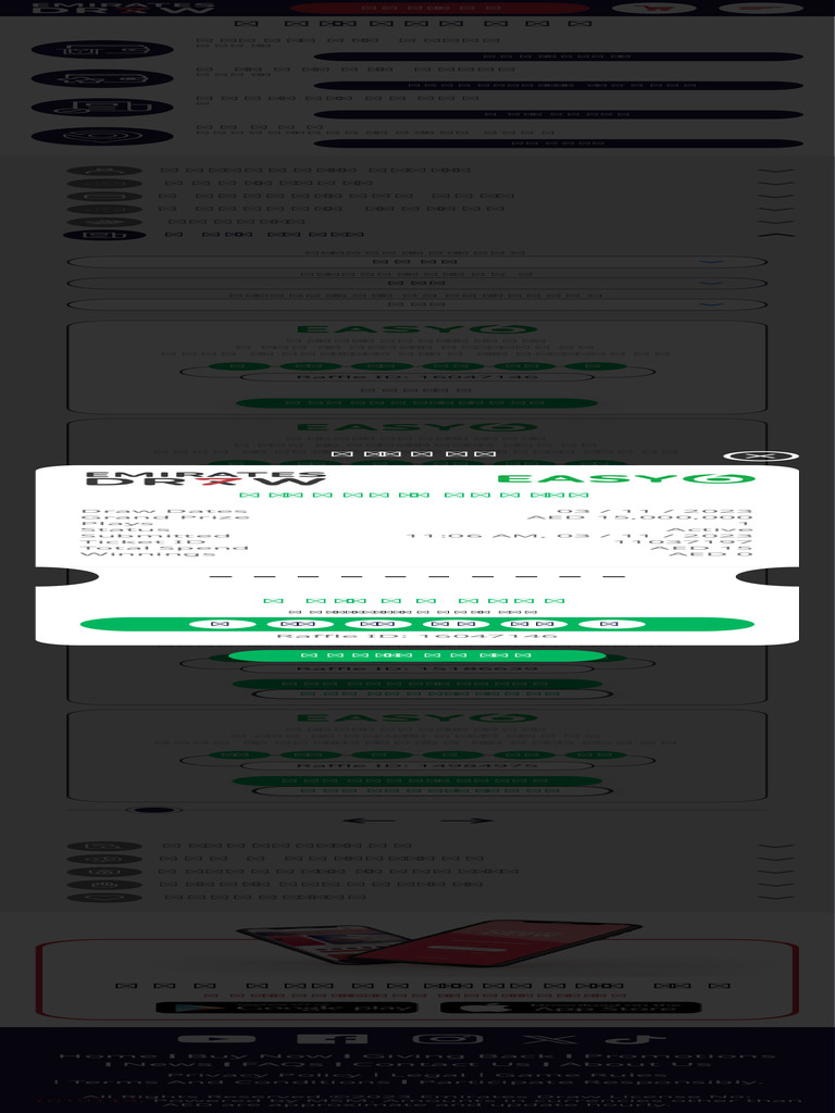 Emirates Draw Account 4 | PDF