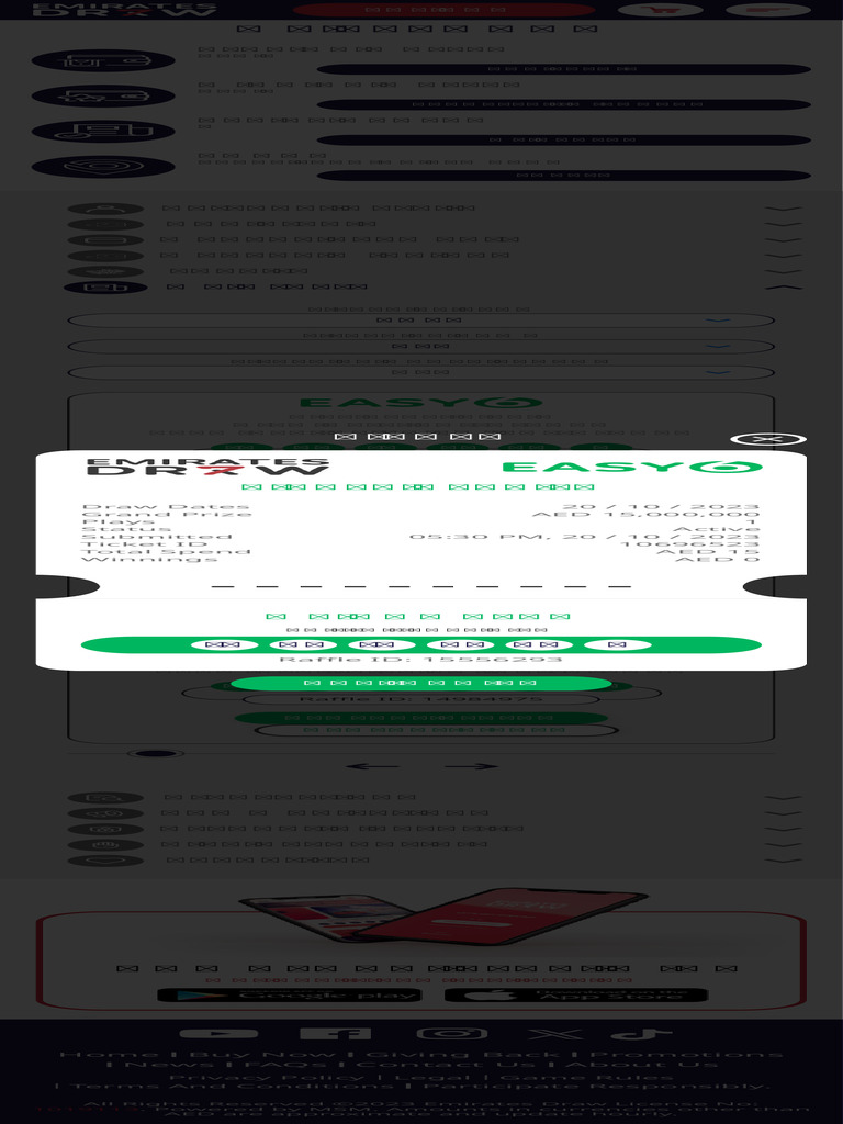 Emirates Draw Account Management Guide | PDF