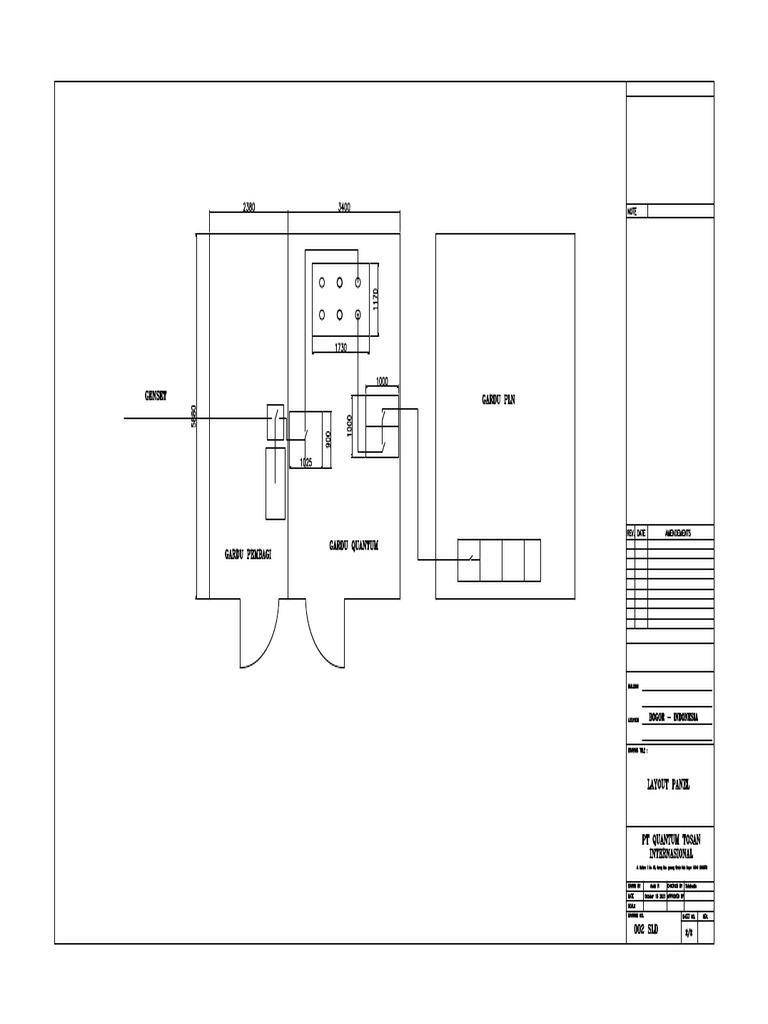Layout Gardu Quantum | PDF